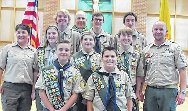 Saint Jude Parish Scouts BSA receive Ad Altar Dei Award - Mountain Peaks